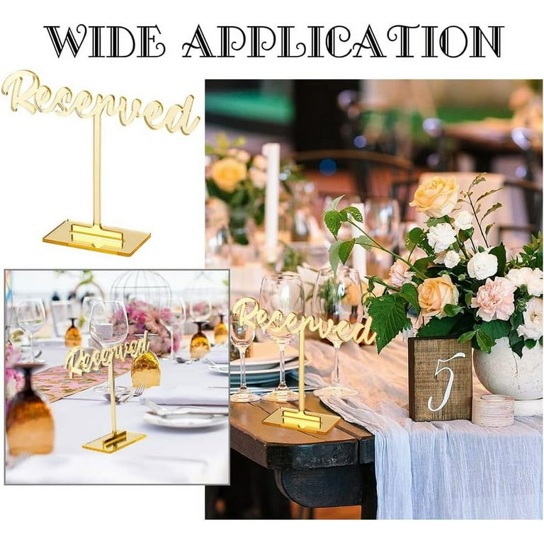 Reserved table signs for wedding 60 photos - Astyledwedding.com