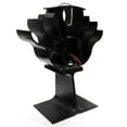 6-Blade Heat Powered Stove Fan for Wood Friendly Larger Air Flow Home ...