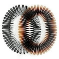 scunci Stretch Hair Combs, Tortoise, White, Black, 3 Colors, 2 Packs ...
