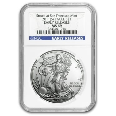 2024-(P) Silver Eagle Star Privy MS-69 PCGS (1st 50,000) - Walmart.com