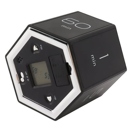 Time Management Timer,Hex Flip Timer with Cube Timer Hex Flip Timer High-Precision Functionality ...