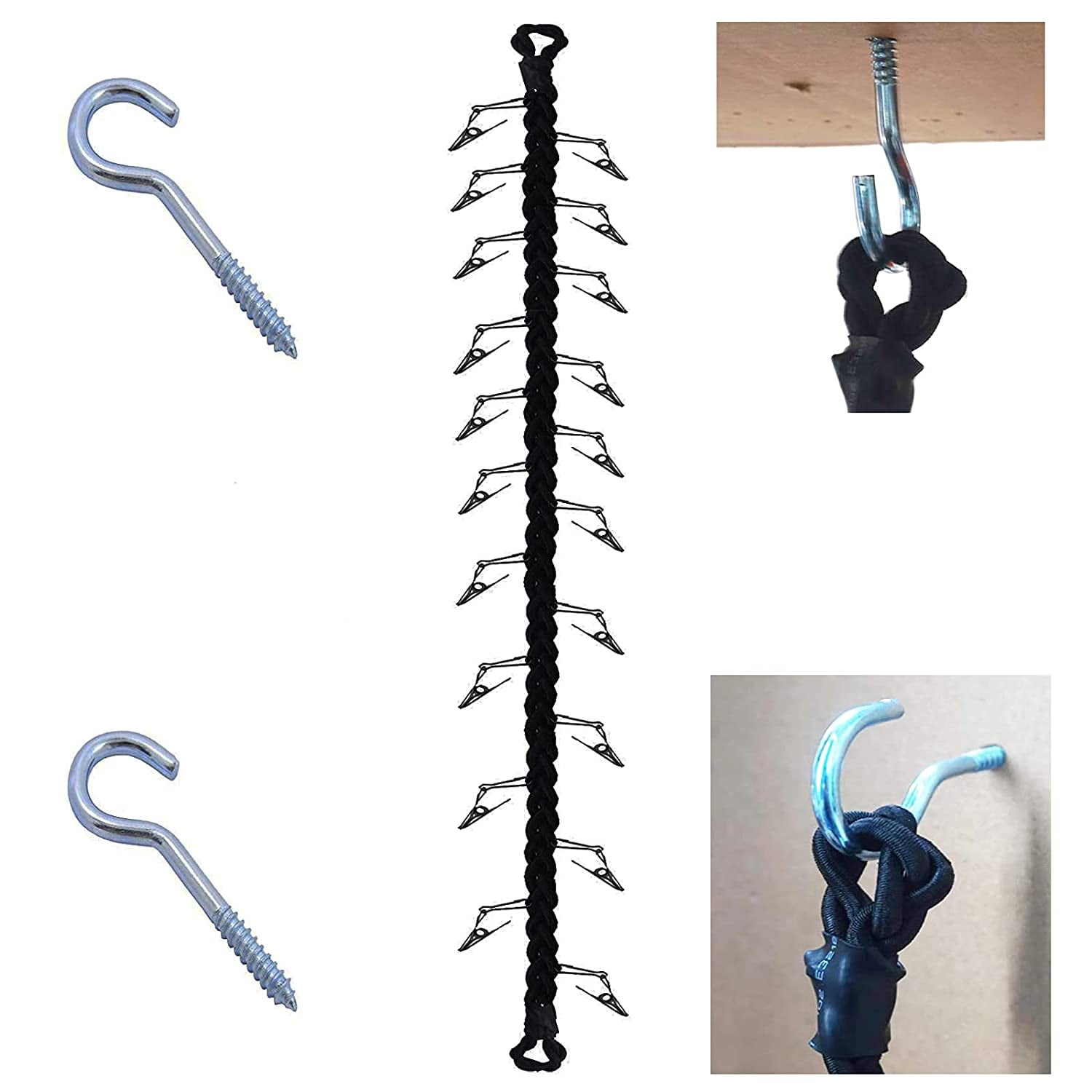 Storage Chain Cap Organizer hat Rack System Caps Holder Baseball Cap ...