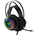 Gaming Headset with Mic Over Ear Headphones RGB Light Gaming Headphones ...