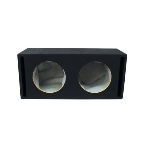 Absolute USA VEGD12 Dual 12-Inch Slot Ported Subwoofer Enclosure, 3/4 ...