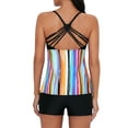 Ponceau Women's Tankini Swimsuits, Two-Piece Bathing Suit, Tummy ...