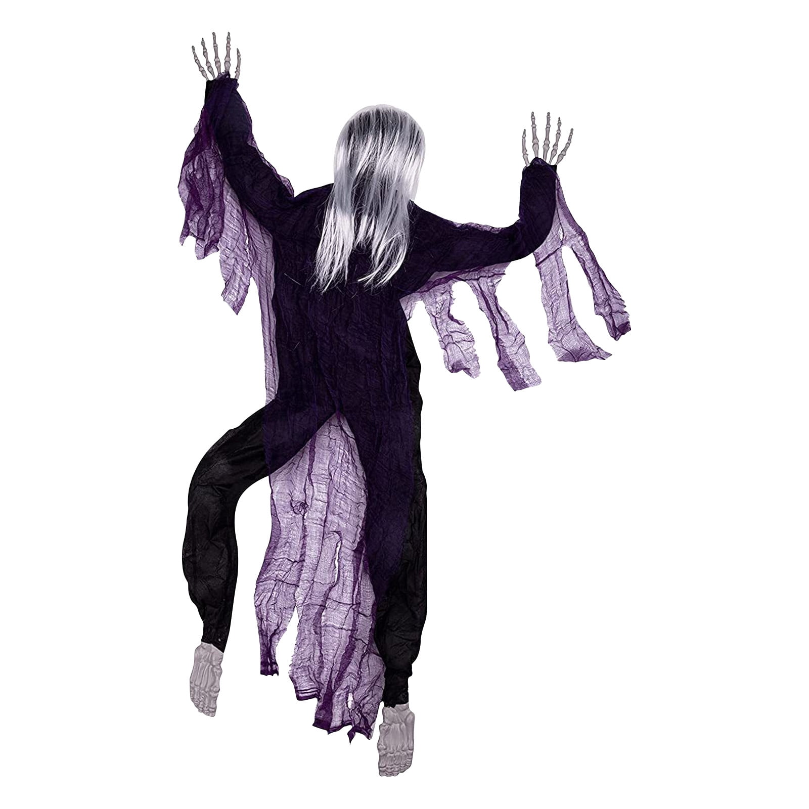 Spine-Chilling Ambiance - Buy! HIMIWAY Spooky Hanging Ghost Prop ...