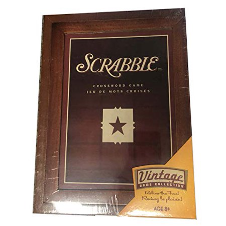 Parker Brothers Vintage Game Collection Wooden Book Box Scrabble ...