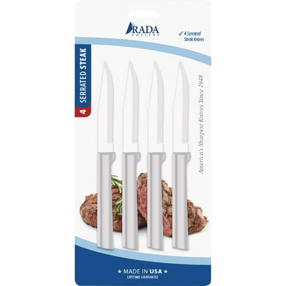 Free Shipping! Rada Cutlery Utility Steak Knives Gift Set – Stainless ...