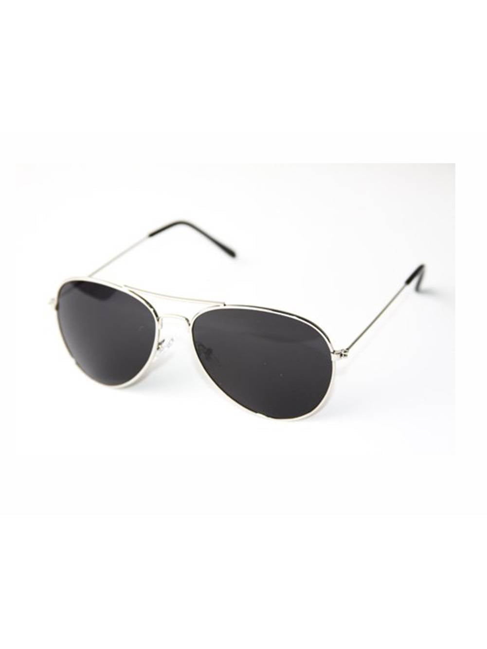 Silver Frame Tinted Lens Aviator - Walmart.com