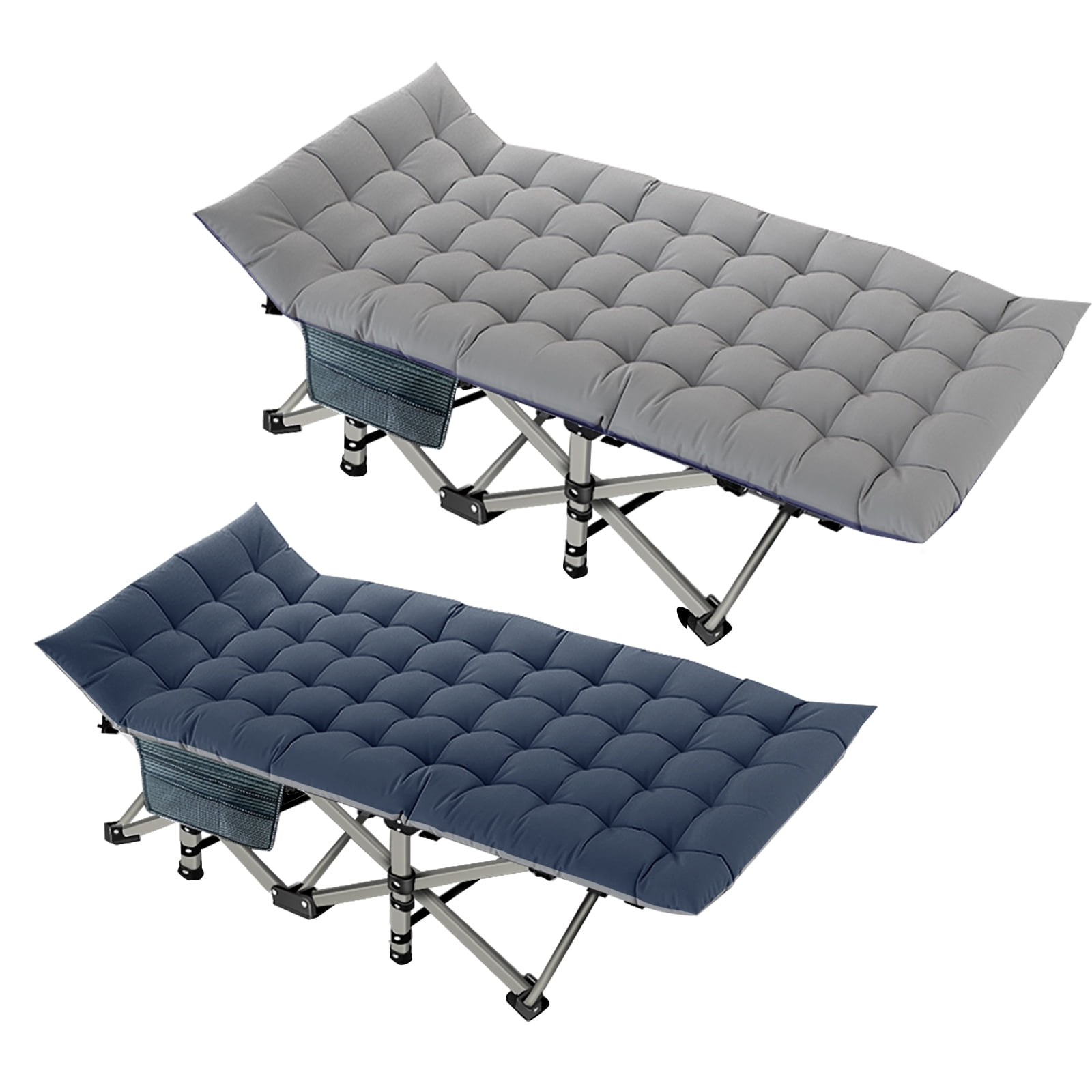 NAIZEA Folding Camping Cot,Adults Cot Beds with Pearl Mattress ...