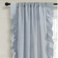 Lush Decor Farmhouse Reyna Ruffle Window Curtain Panels Neutral 54x84 ...