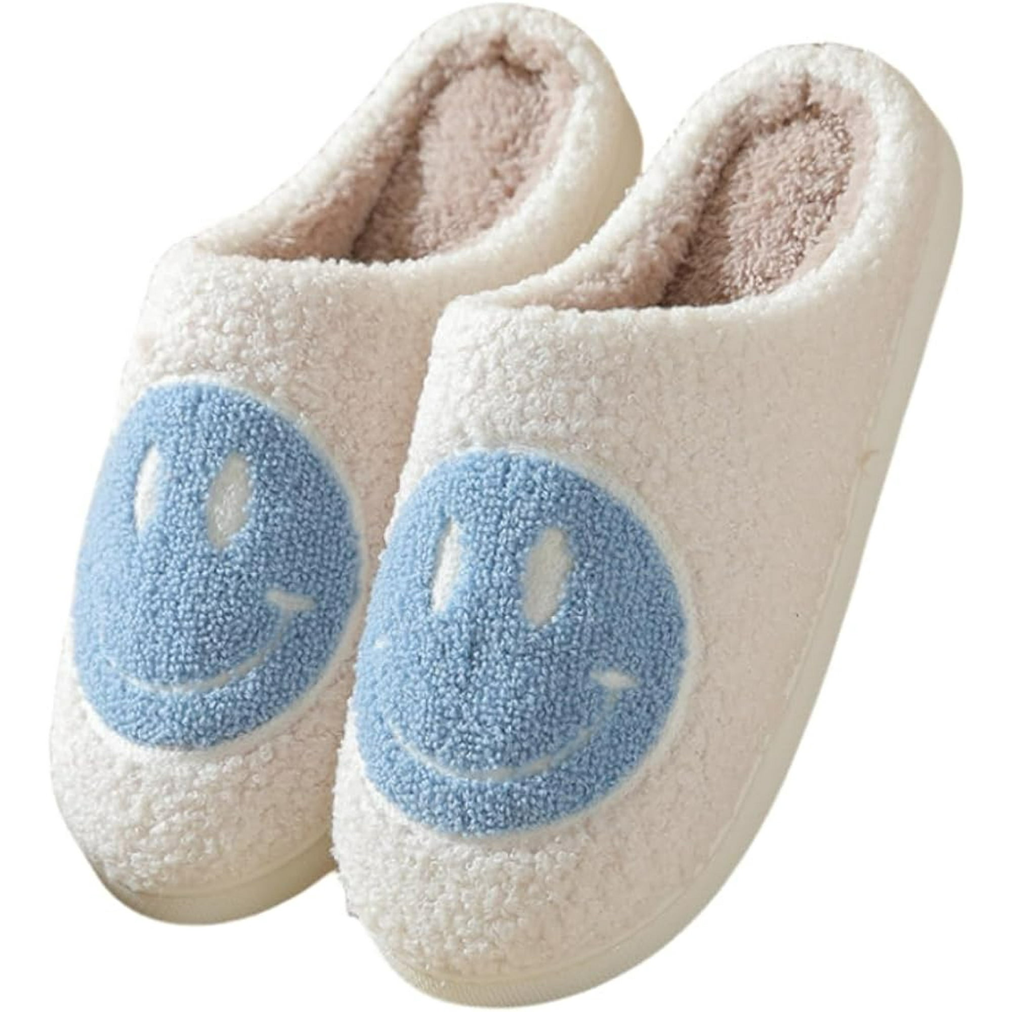 Click here for Ilanktozi Slippers For Women Cute Fluffy Smile Fac... prices
