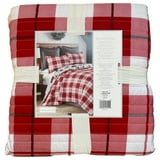 Levtex Home Full Queen Red Farmhouse Plaid Bedspread & Shams Set ...