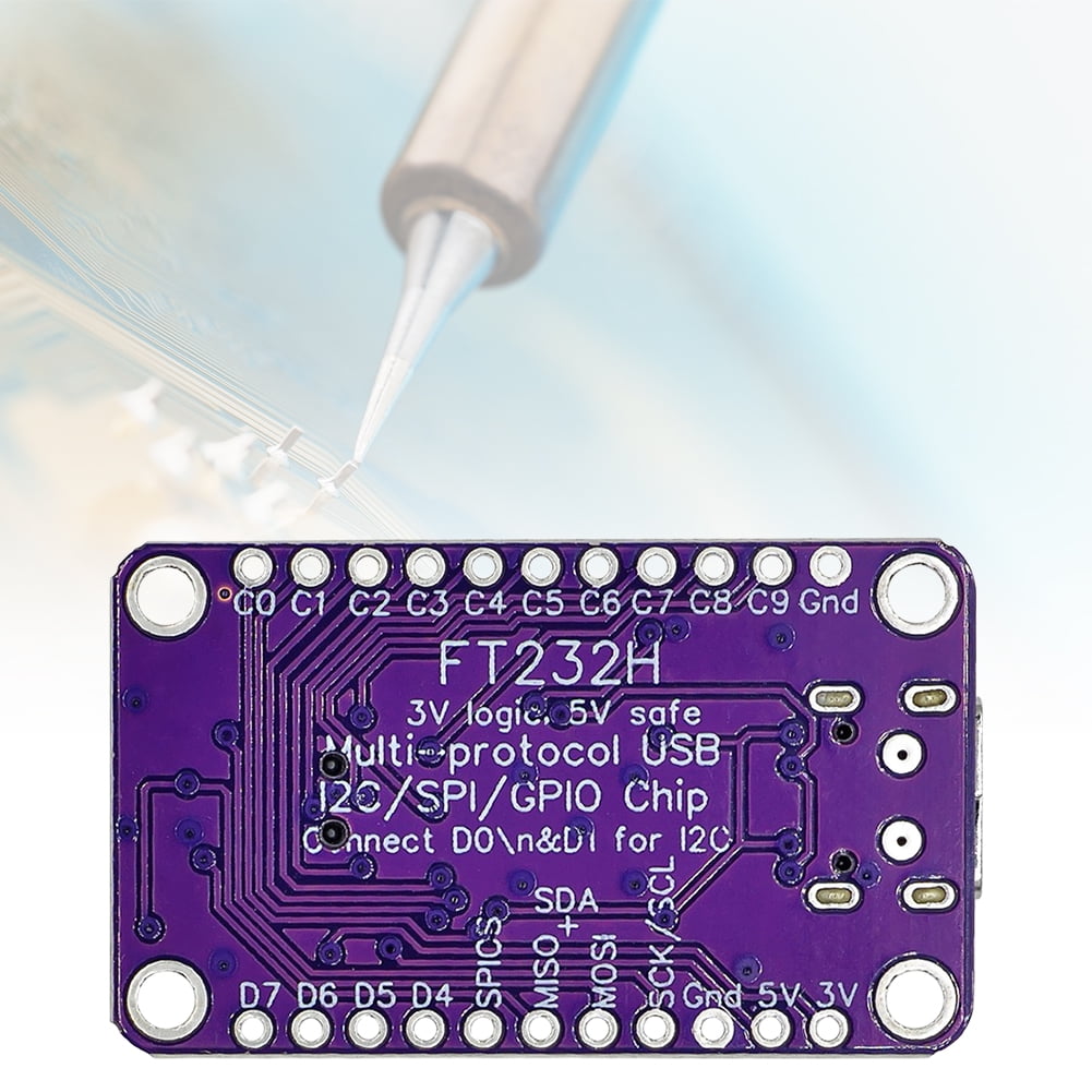 FT232H USB a JTAG UART FIFO SPI I2C Módulo convertidor 480 Mb/s Módulo ...