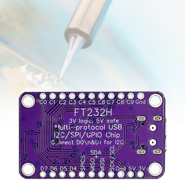 FT232H USB a JTAG UART FIFO SPI I2C Módulo convertidor 480 Mb/s Módulo de puerto serie | Bodega ...