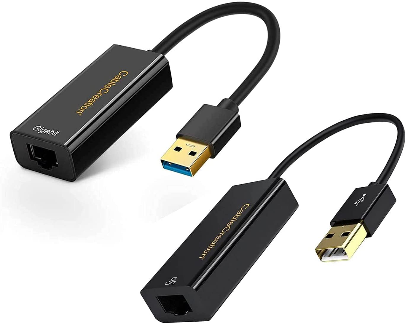 2 Pack USB to Ethernet Adapter, USB 3.0 to RJ45 Wired Network Dongle ...