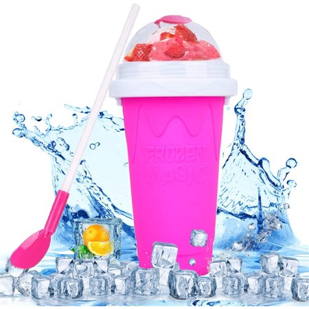 Slushy Maker Squeeze Cup,Casewin Slushy Maker Cup,Quick Frozen ...