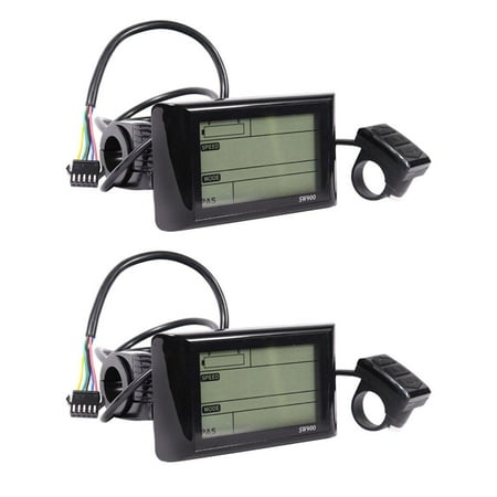 2x LCD Display Speed Meter Control Panel Scooter Moniter Part | Walmart ...