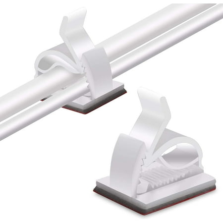 Surrme 50Pcs Cable Clips, Cable Tidy Clips with Strong Self Adhesive ...