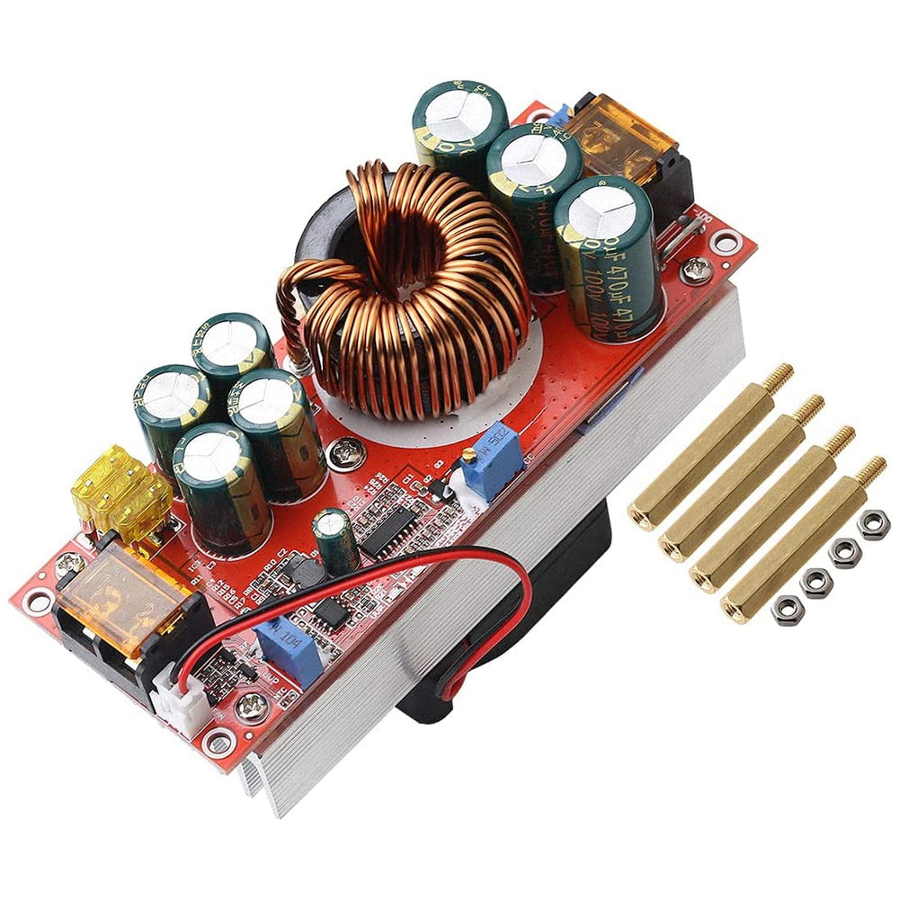 1500W 30A DC-DC Boost Converter Module 10-60V to 12-97V Voltage Step Up ...