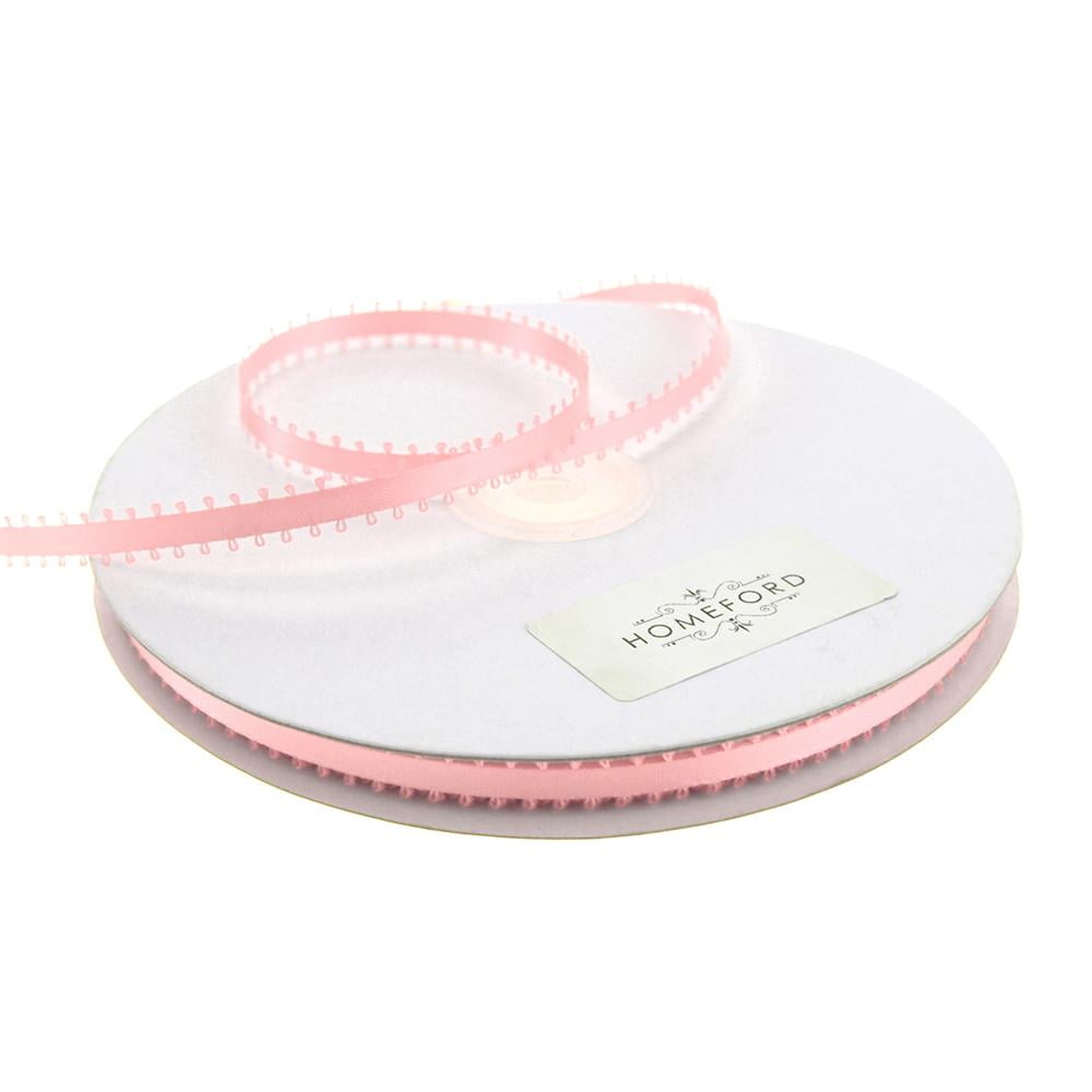 Picot-edge Double Face Satin Ribbon, 3/16-Inch, 50 Yards, Pink ...