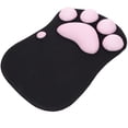 FUEENIRVA Ergonomic Black Resin Mouse Pad with Comfortable Wrist Rest ...