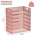 2 Pack 6 Tier Mesh Desk Organizer with Handle for Letter Size Papers ...