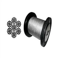 RK Wire Rope, 7x19 Galvanized Aircraft Steel Cable, 1/4-Inch, 500 Feet ...