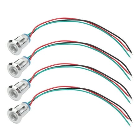 Pre-wired Round Leds Mini Round Led Dual Color Led Waterproof Round ...