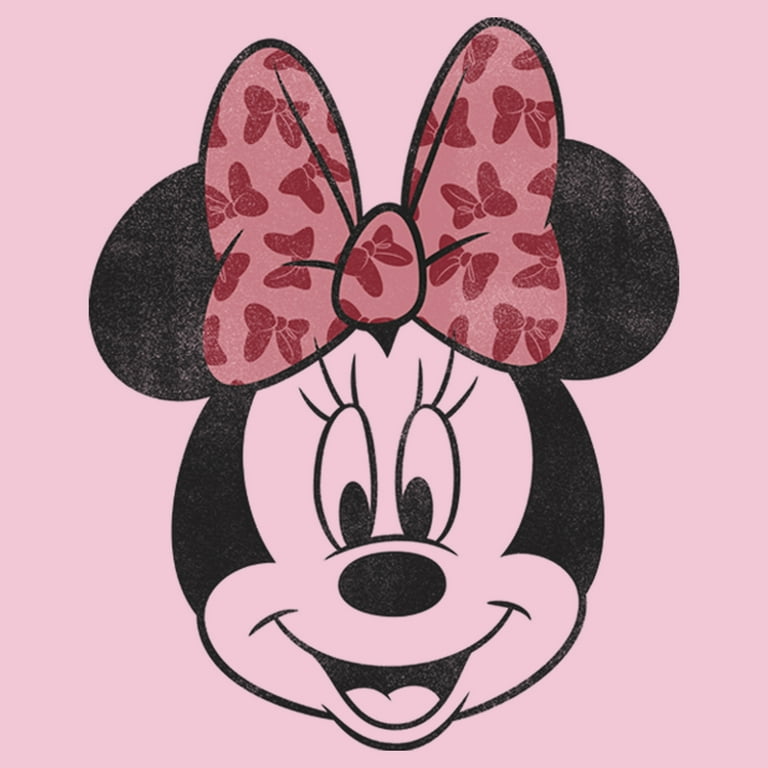 Minnie Mouse Pink Face
