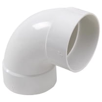 Plastic Trends P256 90 Degree Elbow - White - Walmart.com