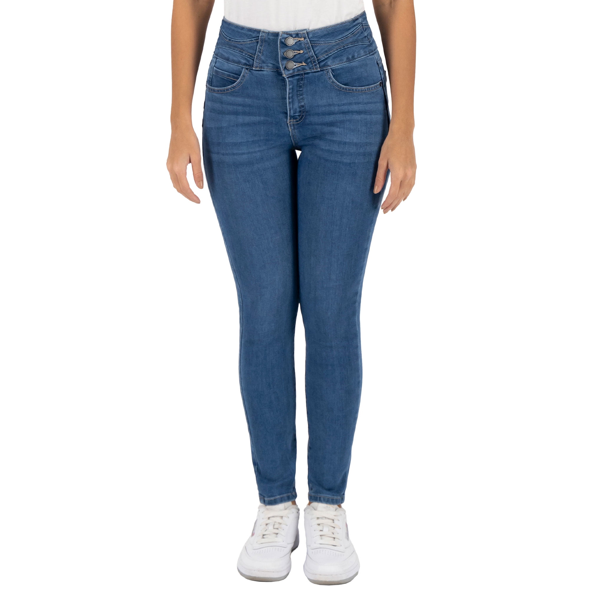 Pantalón Skinny Britos Jeans Mujer Azul Magic Pomp 025239 | Walmart en ...