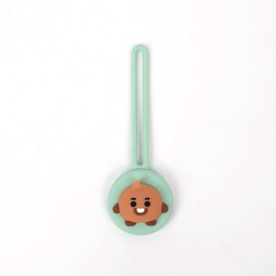 BT21 Little Buddy AirTag Cover Case with All in One Silicon Strap ...