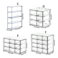 Clear Acrylic Multiple Layer Drawer Display Case For Glasses And ...