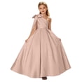 Babcutegg Elegant Sleeveless Party Dress For Girls Featuring Smooth ...