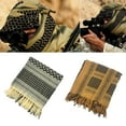 Desert Shemagh Scarf Cotton Arab Headscarf Unisex Keffiyeh Face Cover ...