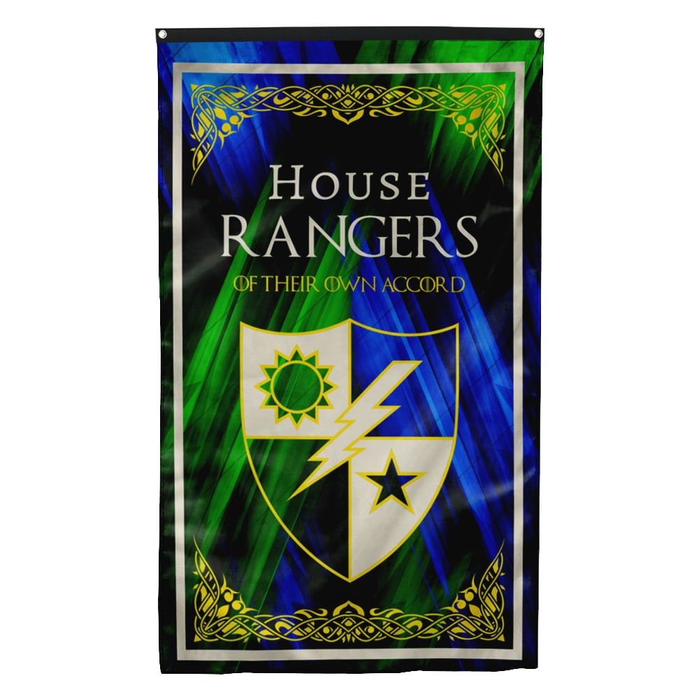 Cayyon Custom House Rangers Flag 3x5Feet Military Banner with 2 Brass ...