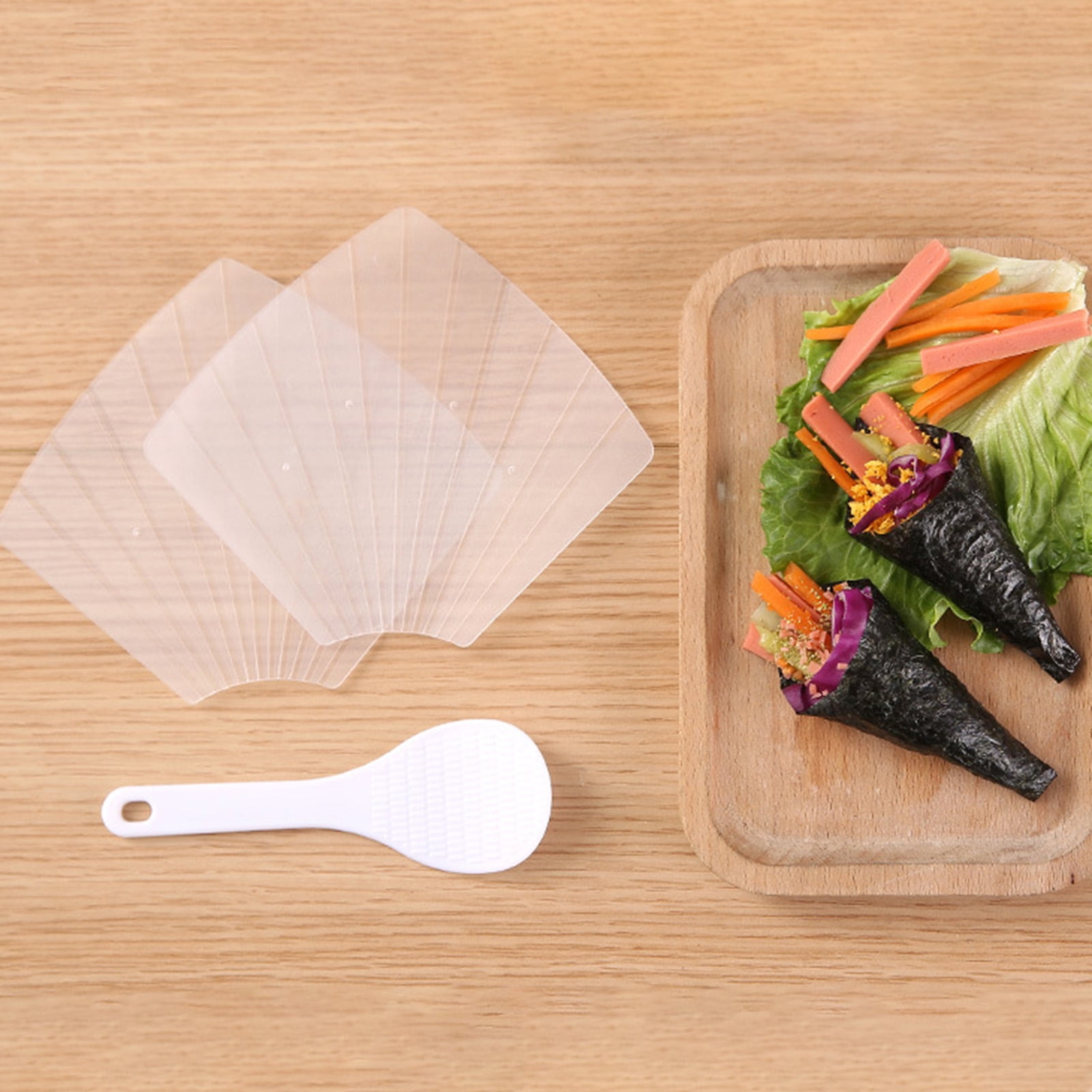 Sushi Making Kit, Sushi Rolling Mats Rice Paddle Rice Spreader DIY ...