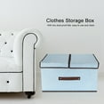 2 Section Storage Box Organizer Divider with Lid and Removable Liner ...