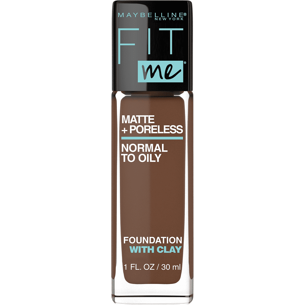 Maybelline New York Fit Me Matte + Poreless Foundation Makeup  Ultra-Lightweight Formula Controls Shine  For Normal To Oily Skin  375 Java 30 Ml 1.01