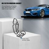 2Pcs Black Rubber Oil Filter Housing Gasket Fit for ML320 ML350 R320 ...