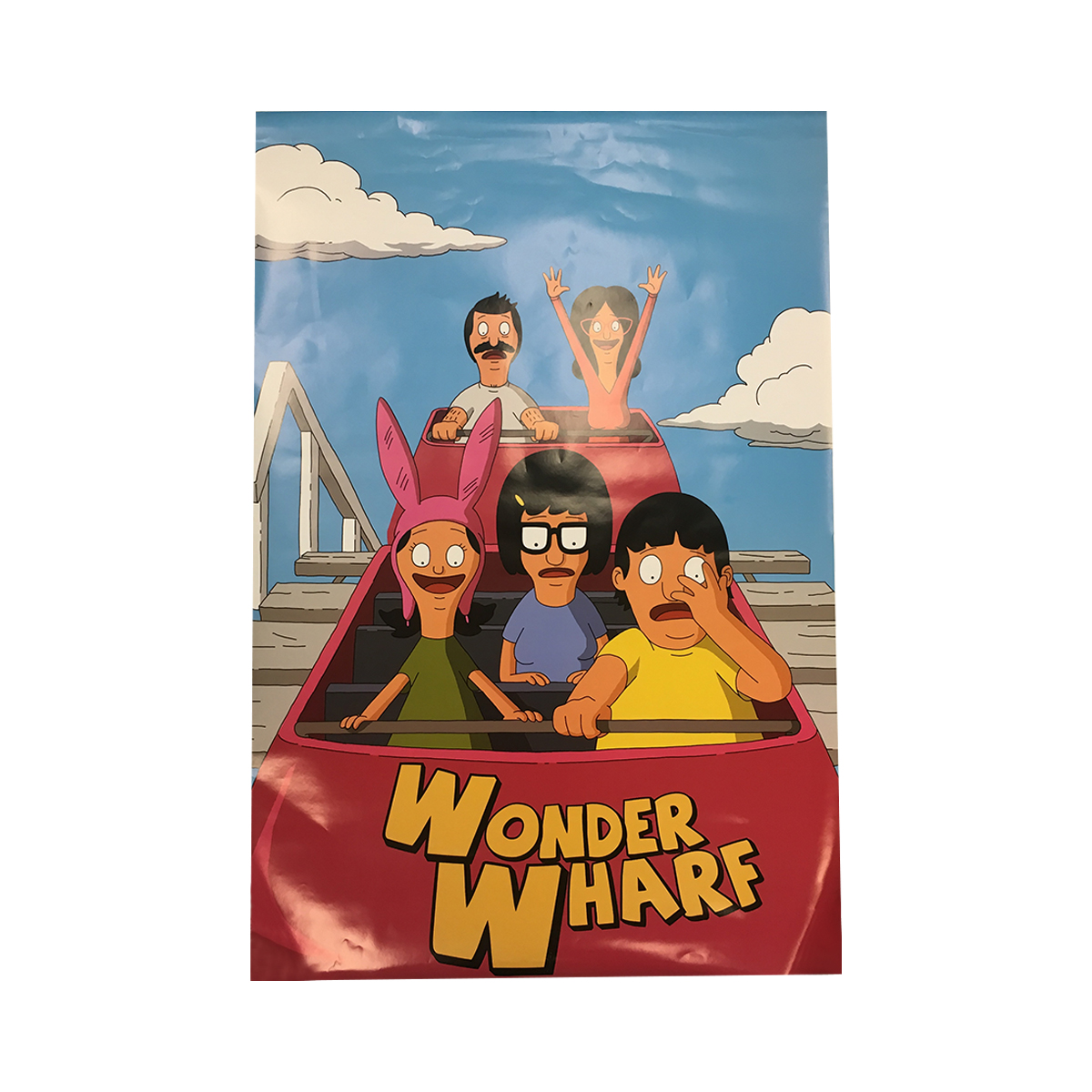 Bob's Burgers Wonder Wharf Roller Coaster Poster Fox TV 24 x 36 Gift ...