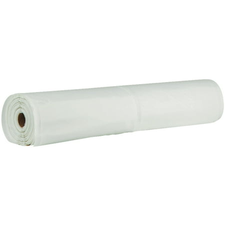 Film Gard Construction Grade Clear Plastic Sheeting Roll, 6 Mil, 10' x ...