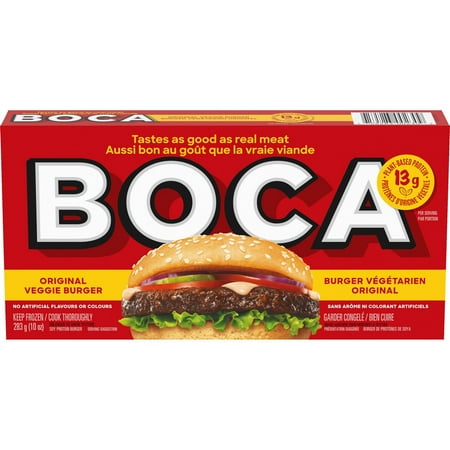 BOCA Original Frozen Veggie Patties - Walmart.ca