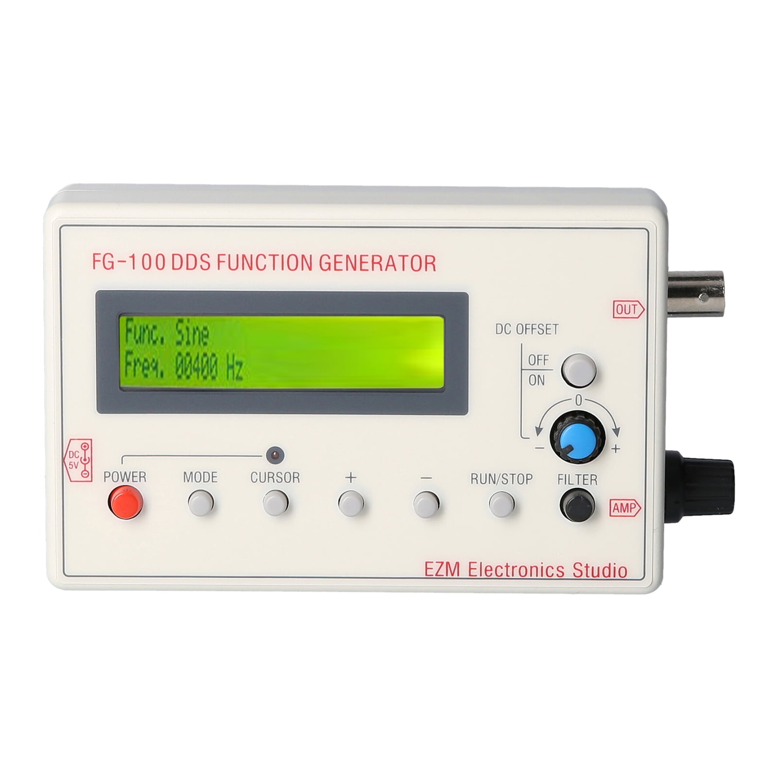 FG-100 DDS Function Signal Generator Frequency Counter 1Hz - 500KHz | Walmart Canada