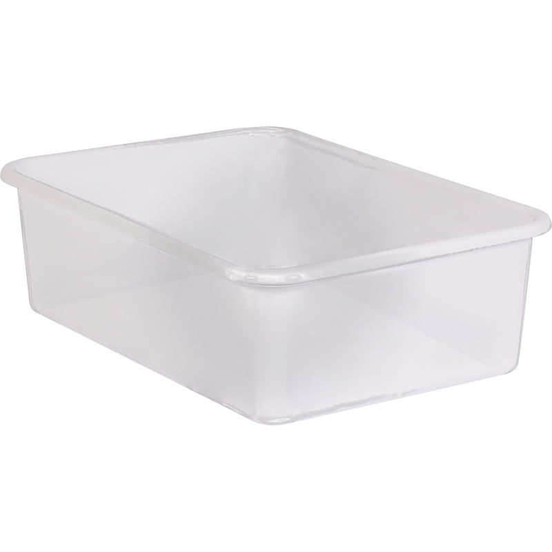 Large Plastic Storage Bin, Clear | Bundle of 5 Each - Walmart.com