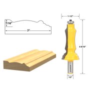 Yonico 5 Bit Casing & Base Molding Router Bit Set - 1/2" Shank - 16501 ...