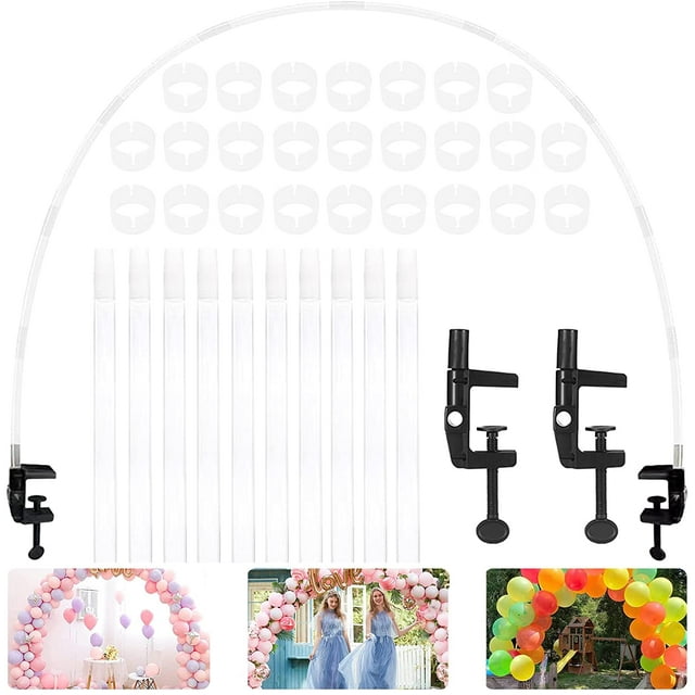 Balloon Arch Kit 12ft Adjustable Balloon Arch Stand with Tie Tool +Clip ...