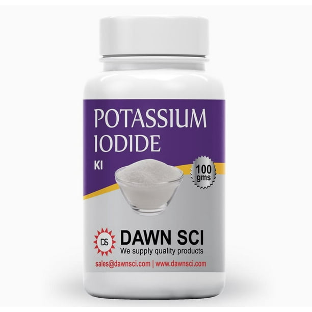 Potassium Iodide Powder Crystal High Purity USP Grade 100Gm - Walmart.com