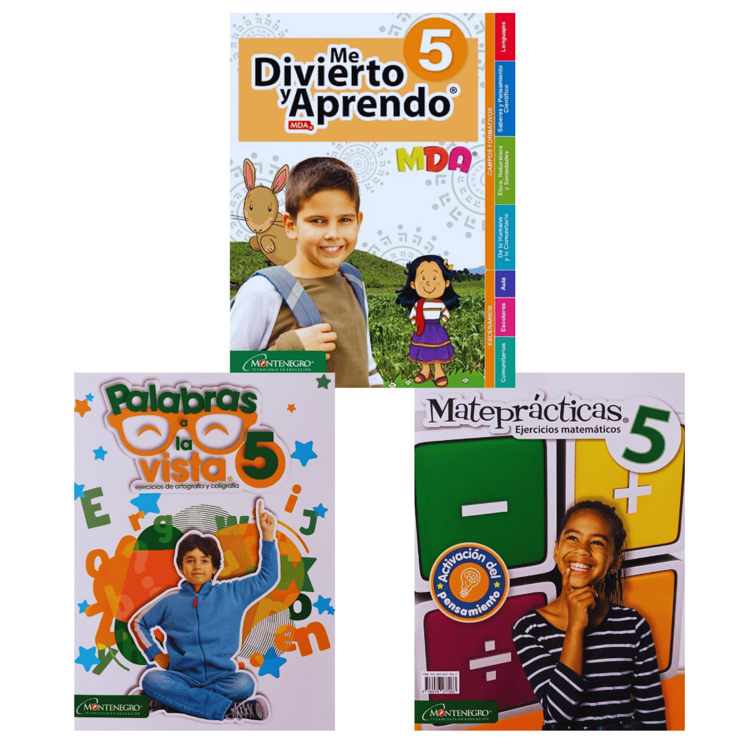 Guia Montenegro 5° Me Divierto Y Aprendo 2023- 2024 Mda / | Walmart en ...
